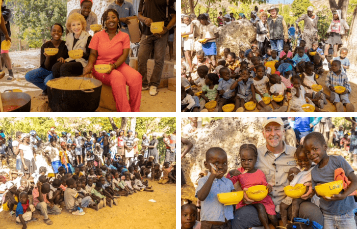 Feeding the Hungry Children in Obia, Haiti - Love A Child